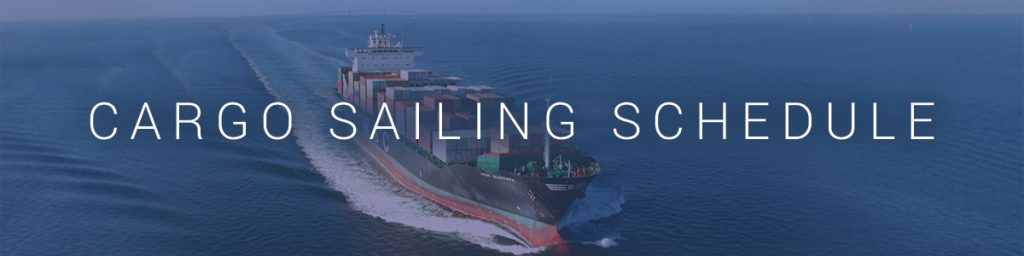 Shipping Schedule | RoRo Sailing Schedule | RoRo shipping schedule from ...
